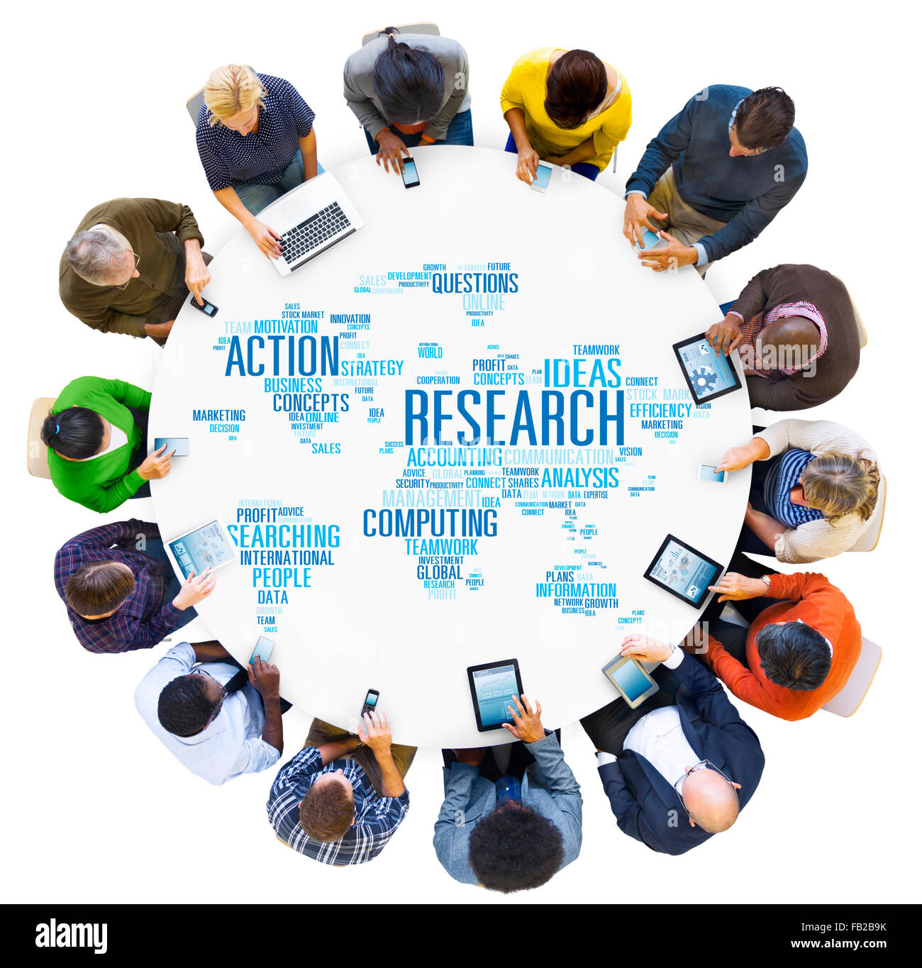 Research Study Report Response Result Action Concept Stock Photo - Alamy