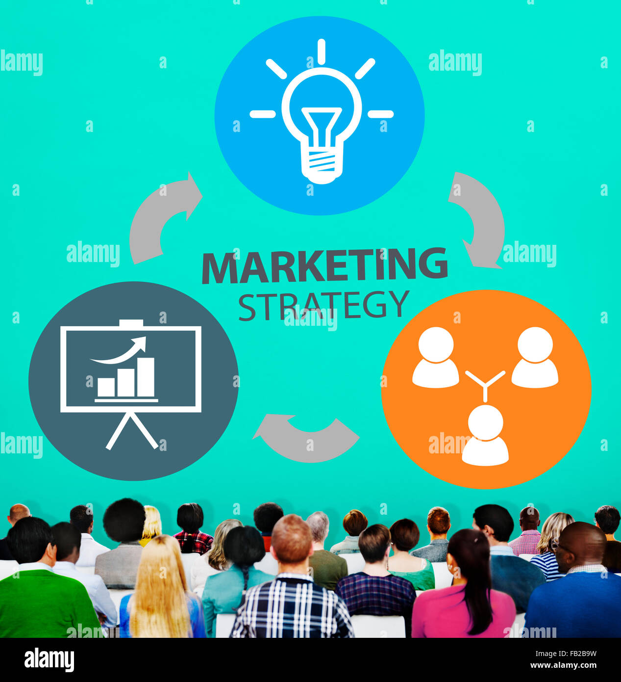Marketing Strategy Branding Commercial Advertisement Plan Concept Stock ...