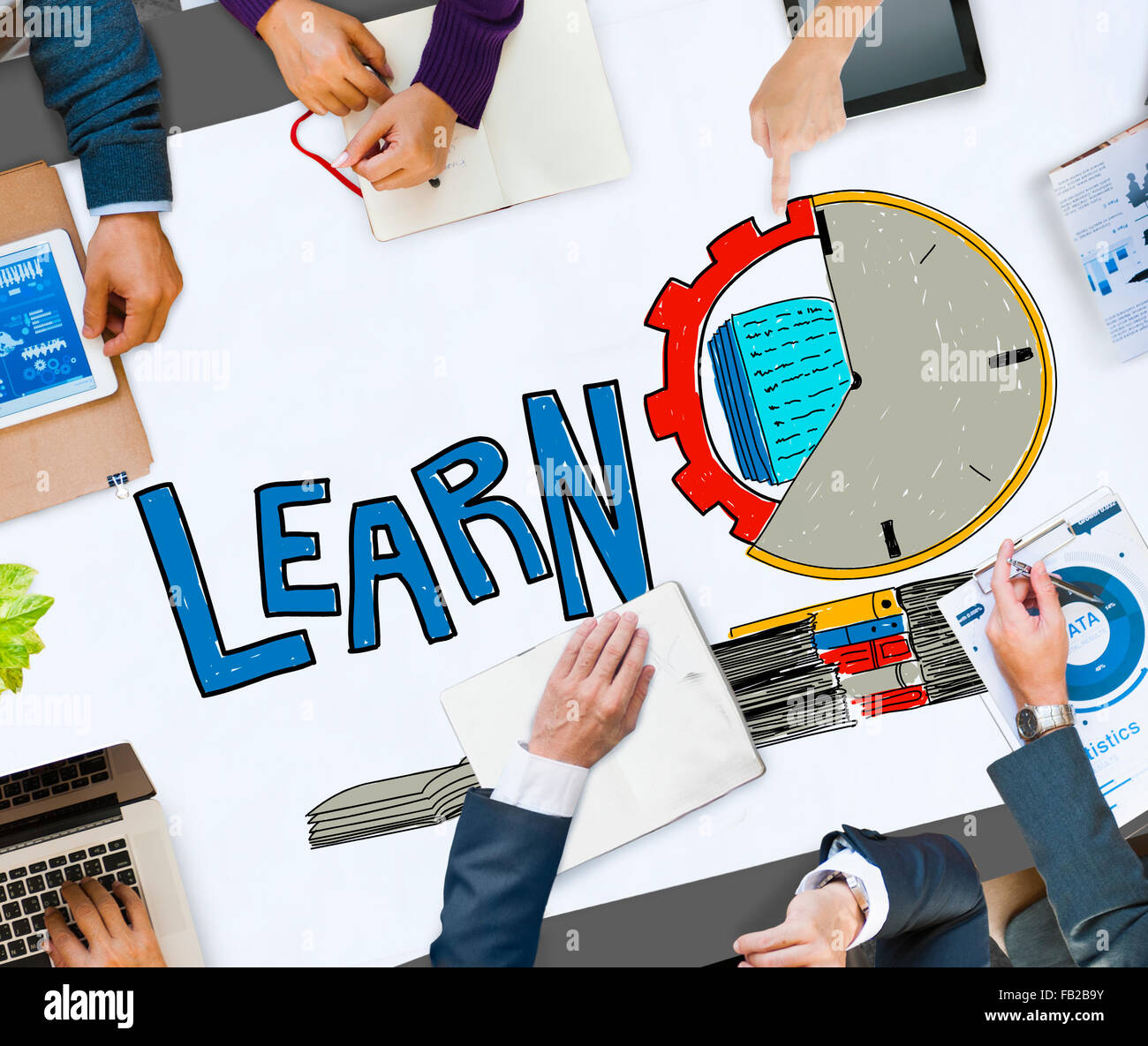 Learn Education Study Activity Knowledge Concept Stock Photo - Alamy