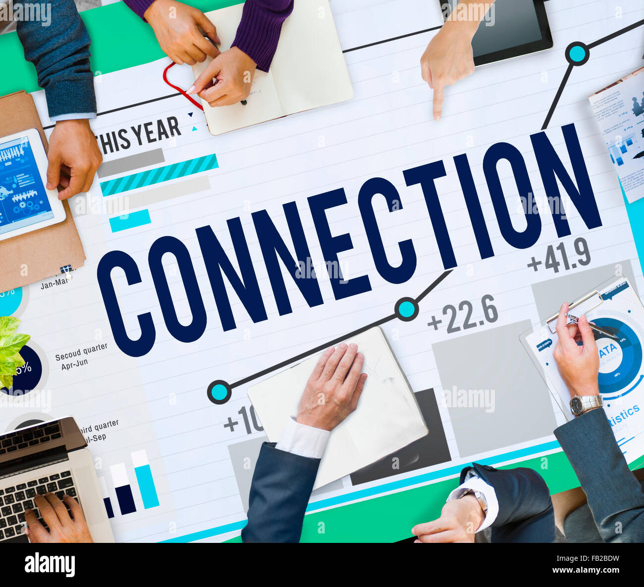 Networking Connection Global Communication Link Concept Stock Photo - Alamy