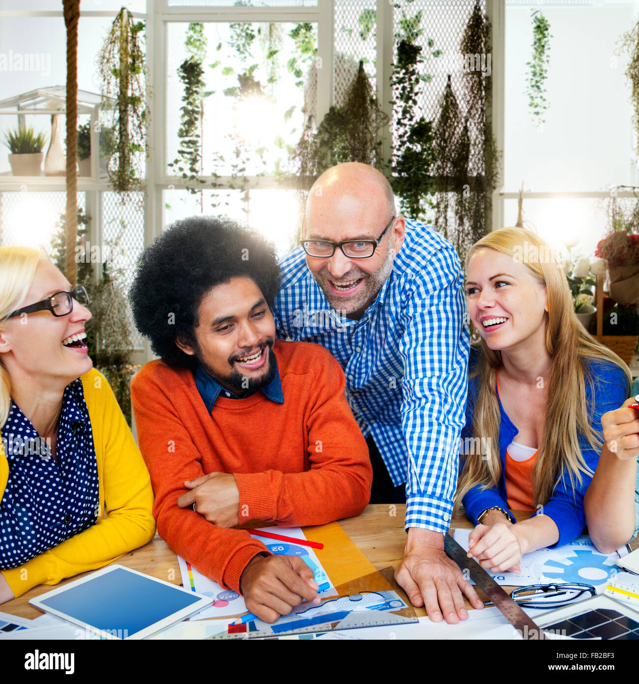 Design Studio Creativity Ideas Teamwork Technology Concept Stock Photo ...