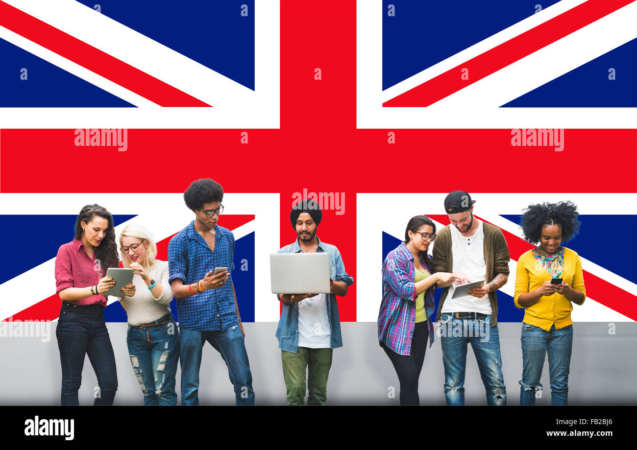 England Country Flag Nationality Culture Liberty Concept Stock Photo ...