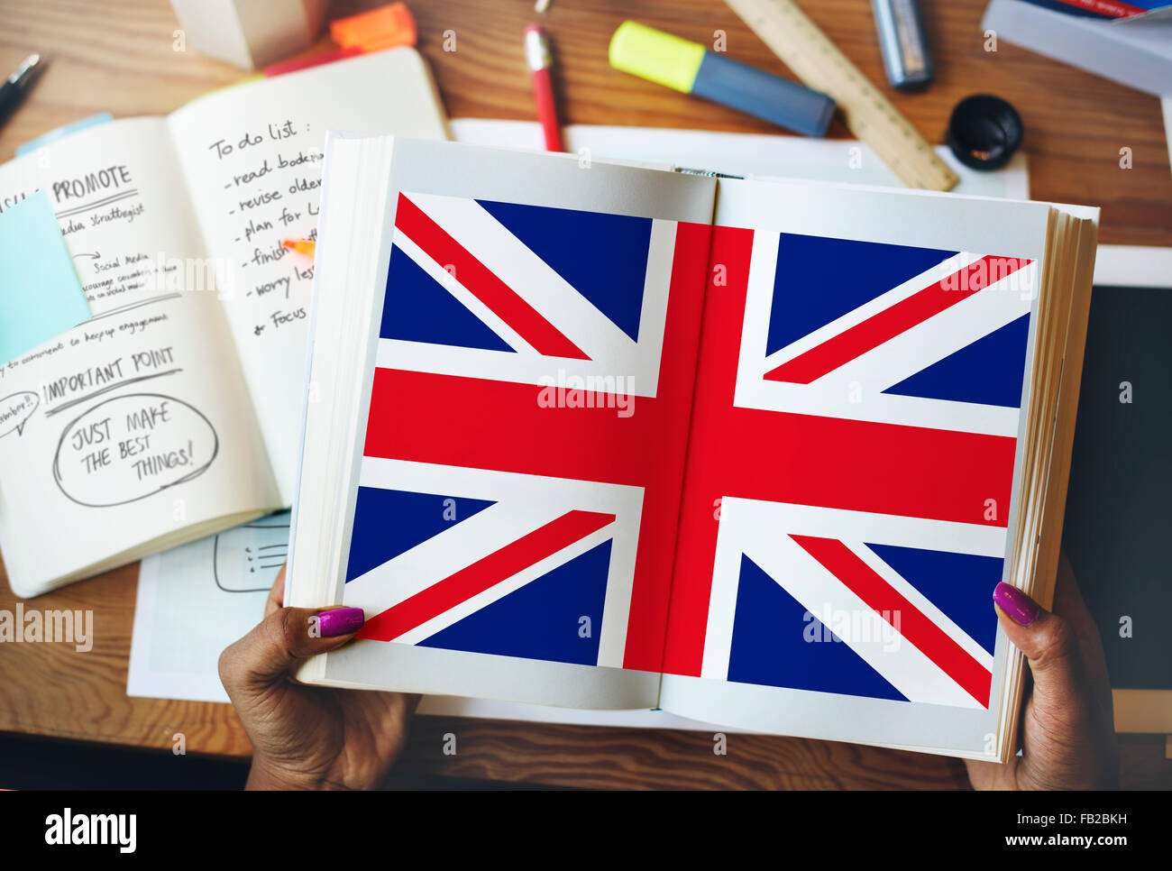 England Country Flag Nationality Culture Liberty Concept Stock Photo ...