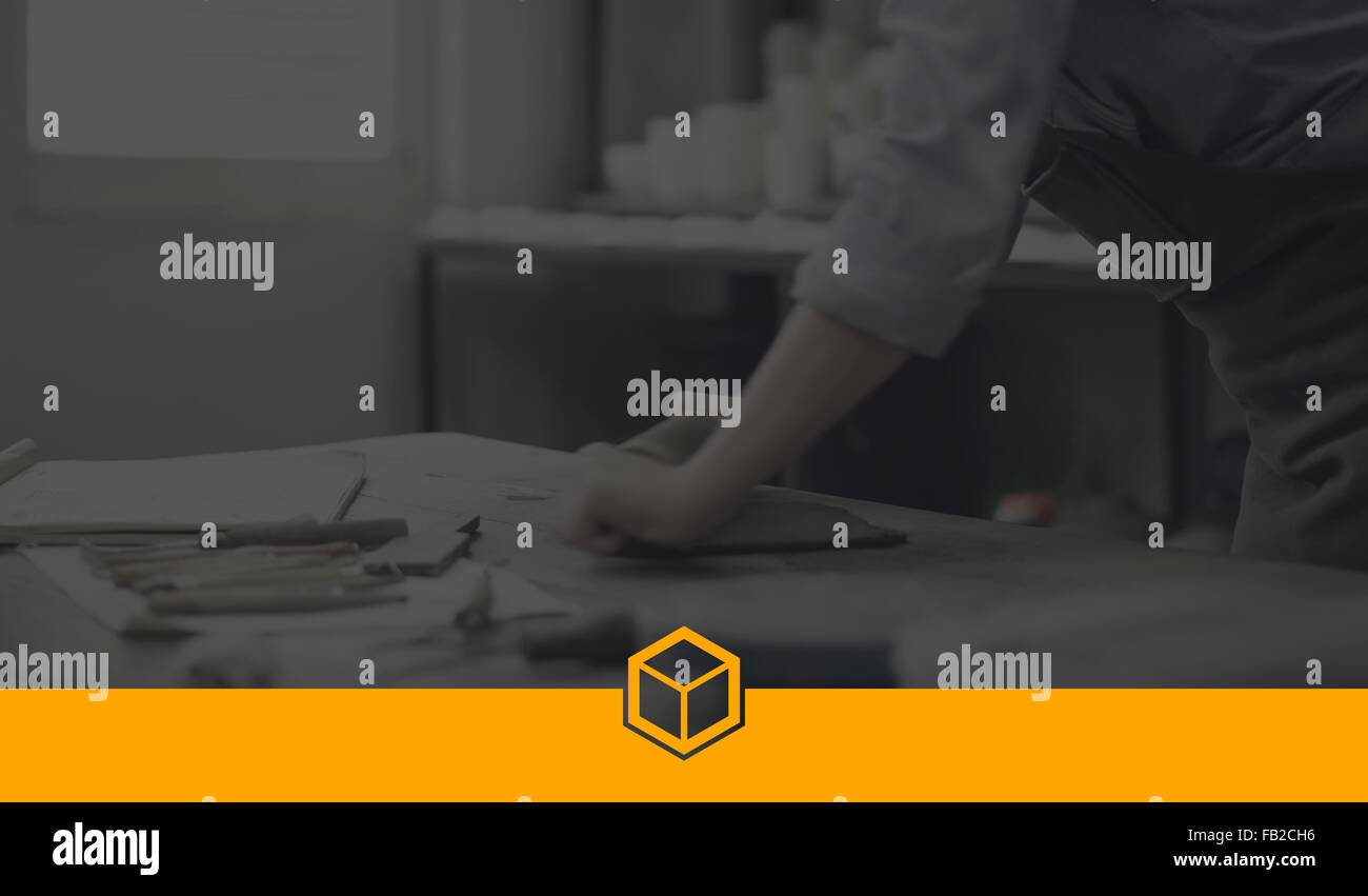 Artist Work Art Pottery Handmade create Concept Stock Photo - Alamy