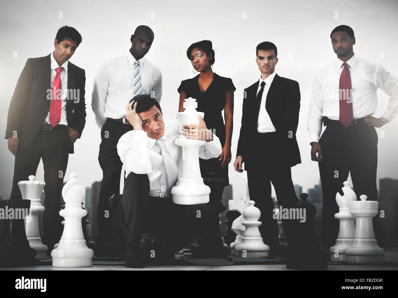 Business People Failure Depression Anxiety Concept Stock Photo - Alamy