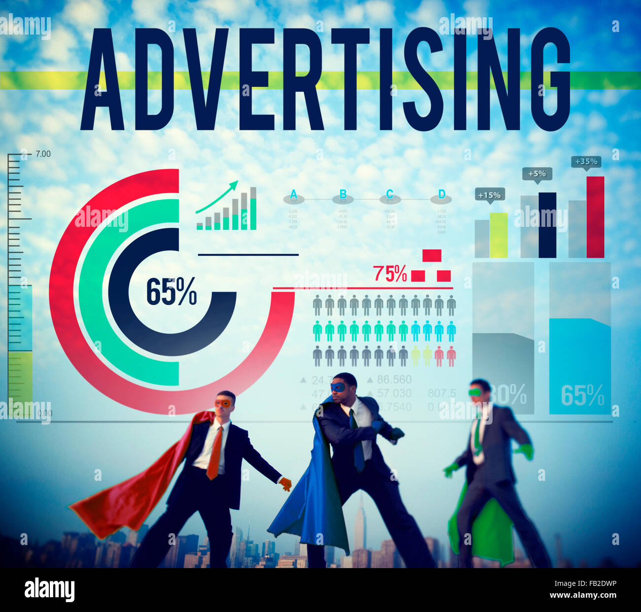 Advertising Advertisement Branding Commercial Concept Stock Photo - Alamy
