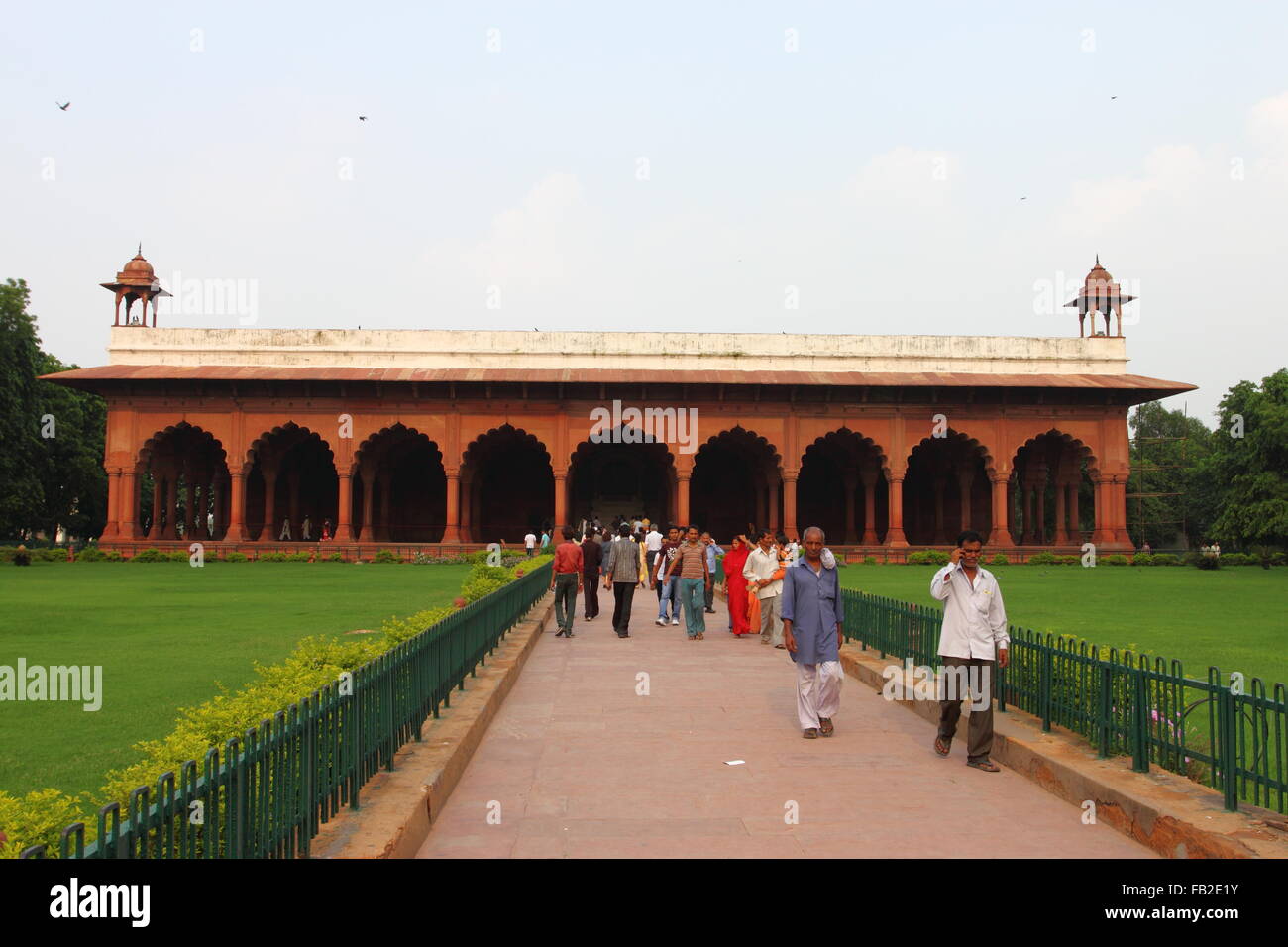 The Red Fort and its wall decorations Stock Photo - Alamy