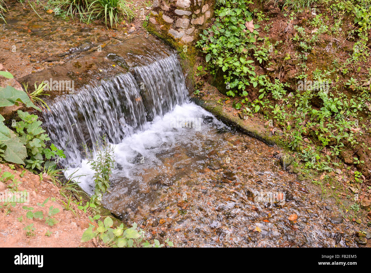 Water Splash Waterfall Stock Photo - Alamy