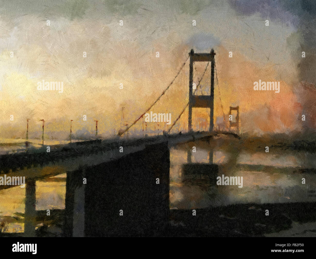 Old severn bridge hi-res stock photography and images - Alamy