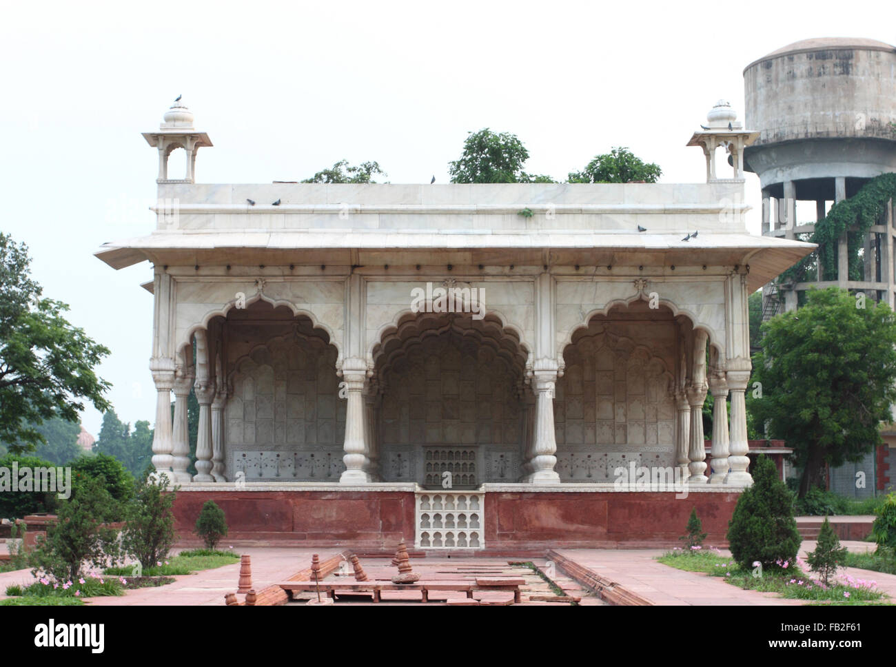The Red Fort and its wall decorations Stock Photo - Alamy