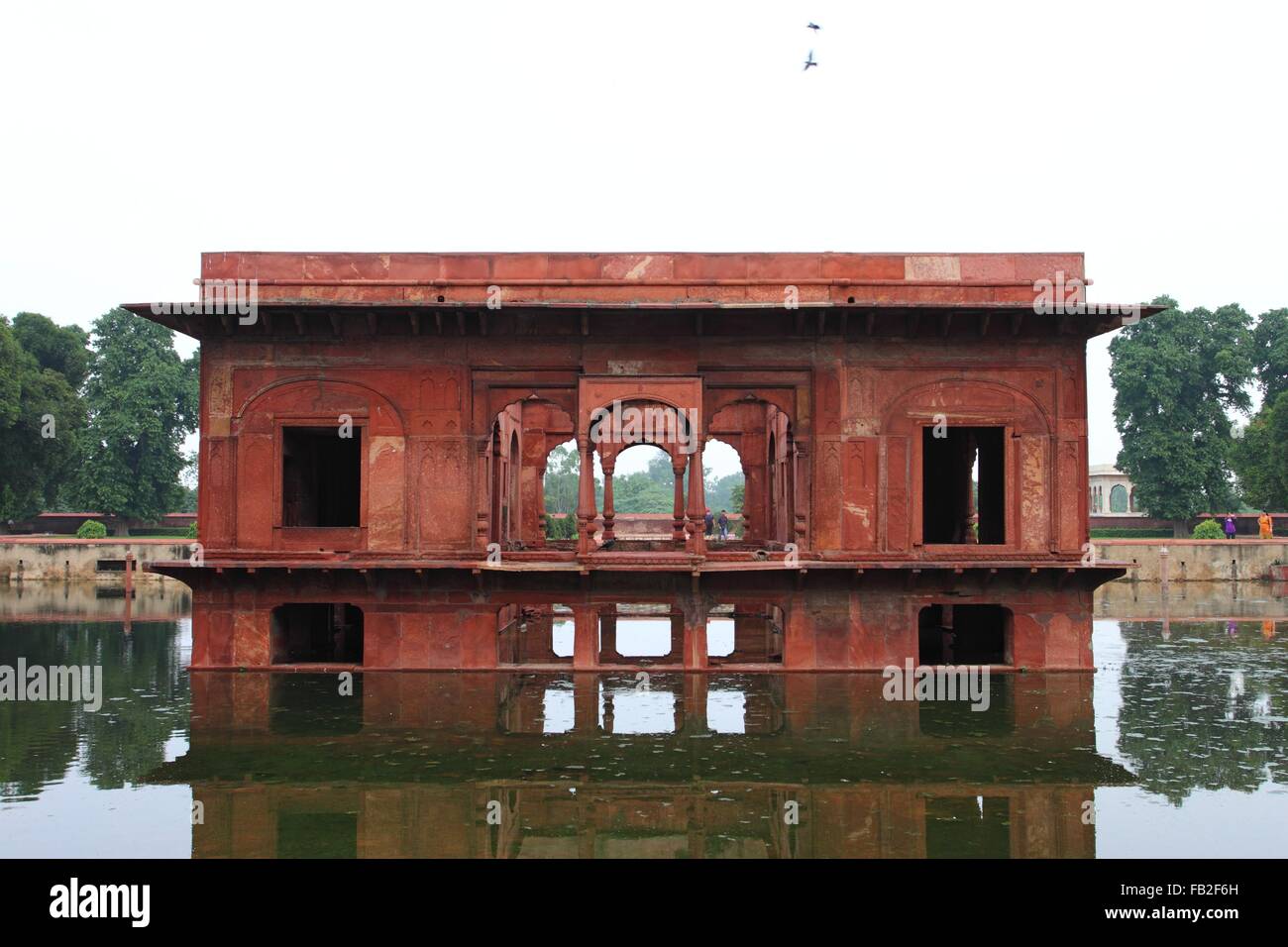 The Red Fort and its wall decorations Stock Photo - Alamy