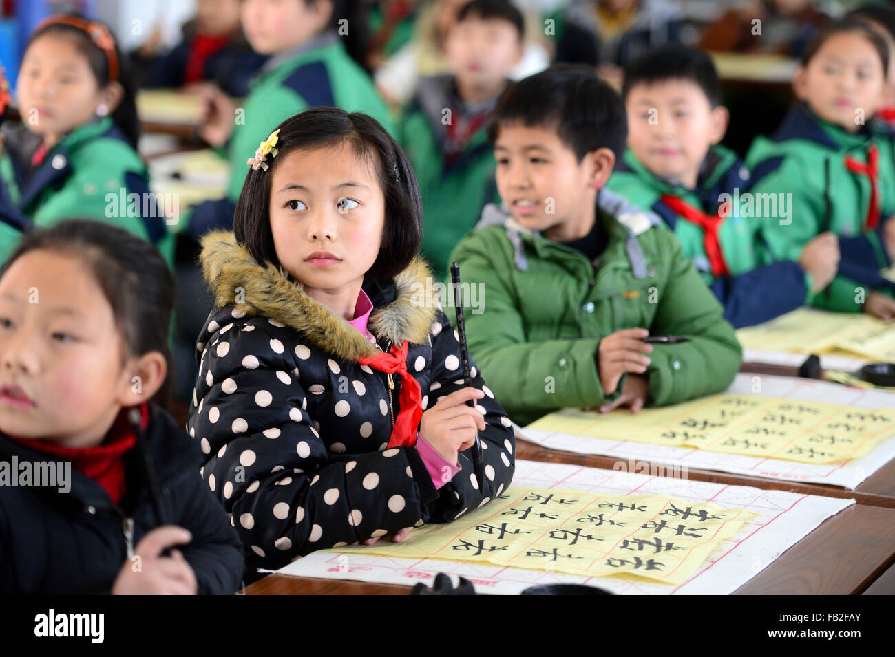 Chinese calligraphy class hi-res stock photography and images - Alamy