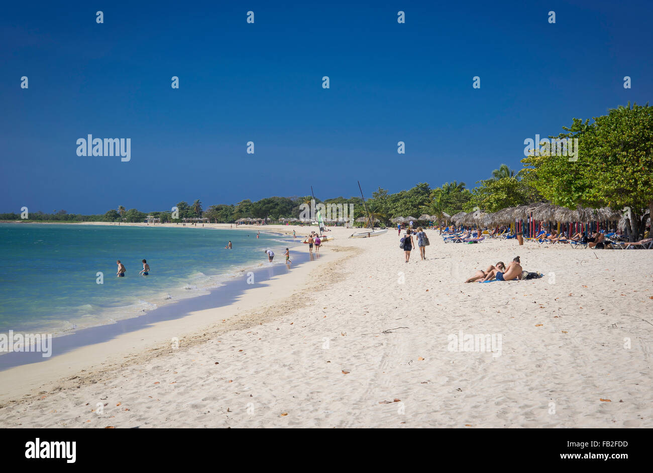 Ancon beach near Trinidad, Cuba Stock Photo - Alamy