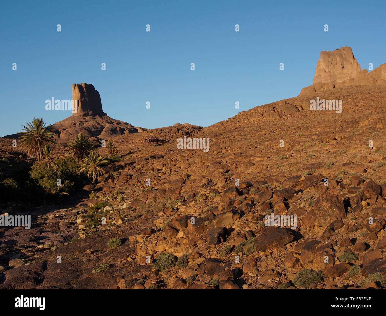 Morning light on Bab n'Ali, Jbel Saghro, Morocco Stock Photo - Alamy