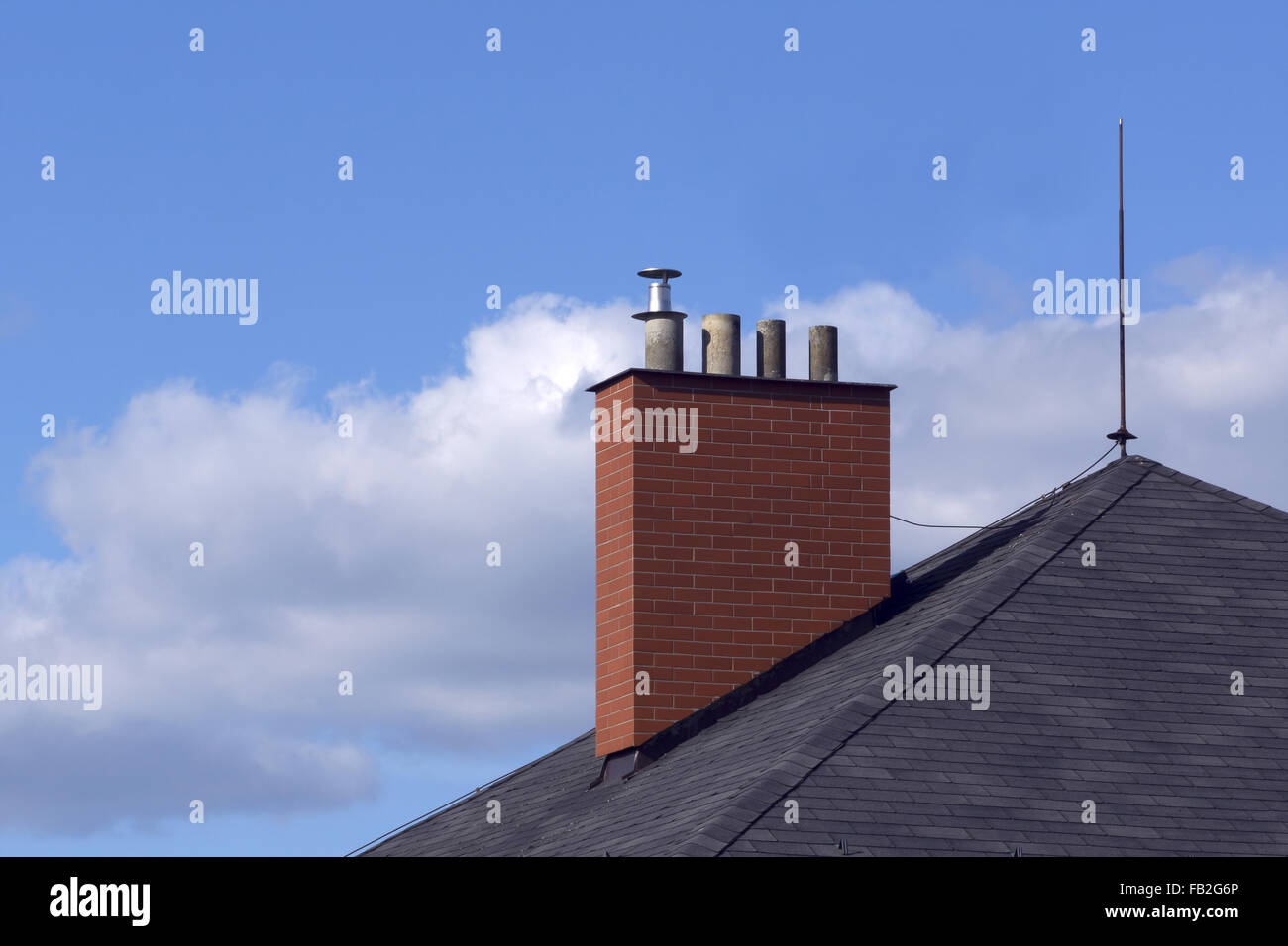 Chimney stack on house hi-res stock photography and images - Alamy