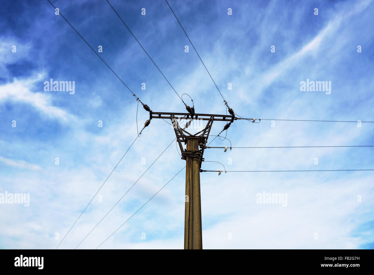 Old electric post hi-res stock photography and images - Alamy