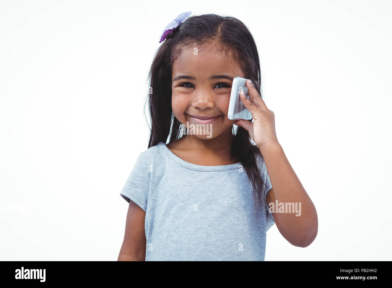 Pretty laughing girl smartphone hi-res stock photography and images - Alamy