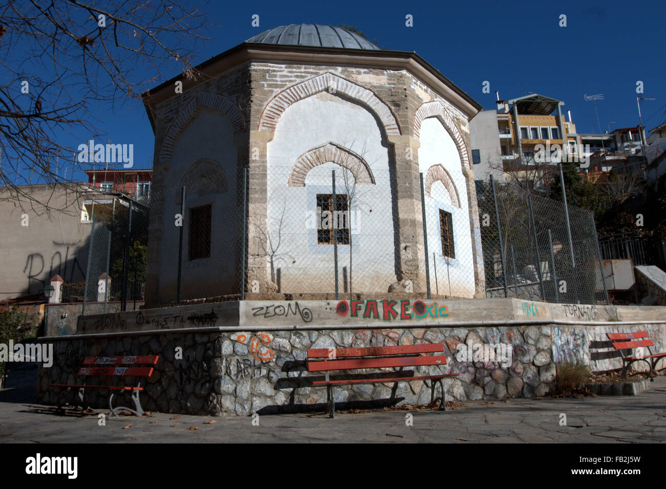 The Mausoleum of Musa Baba, in Terpsithea square, upper town ...