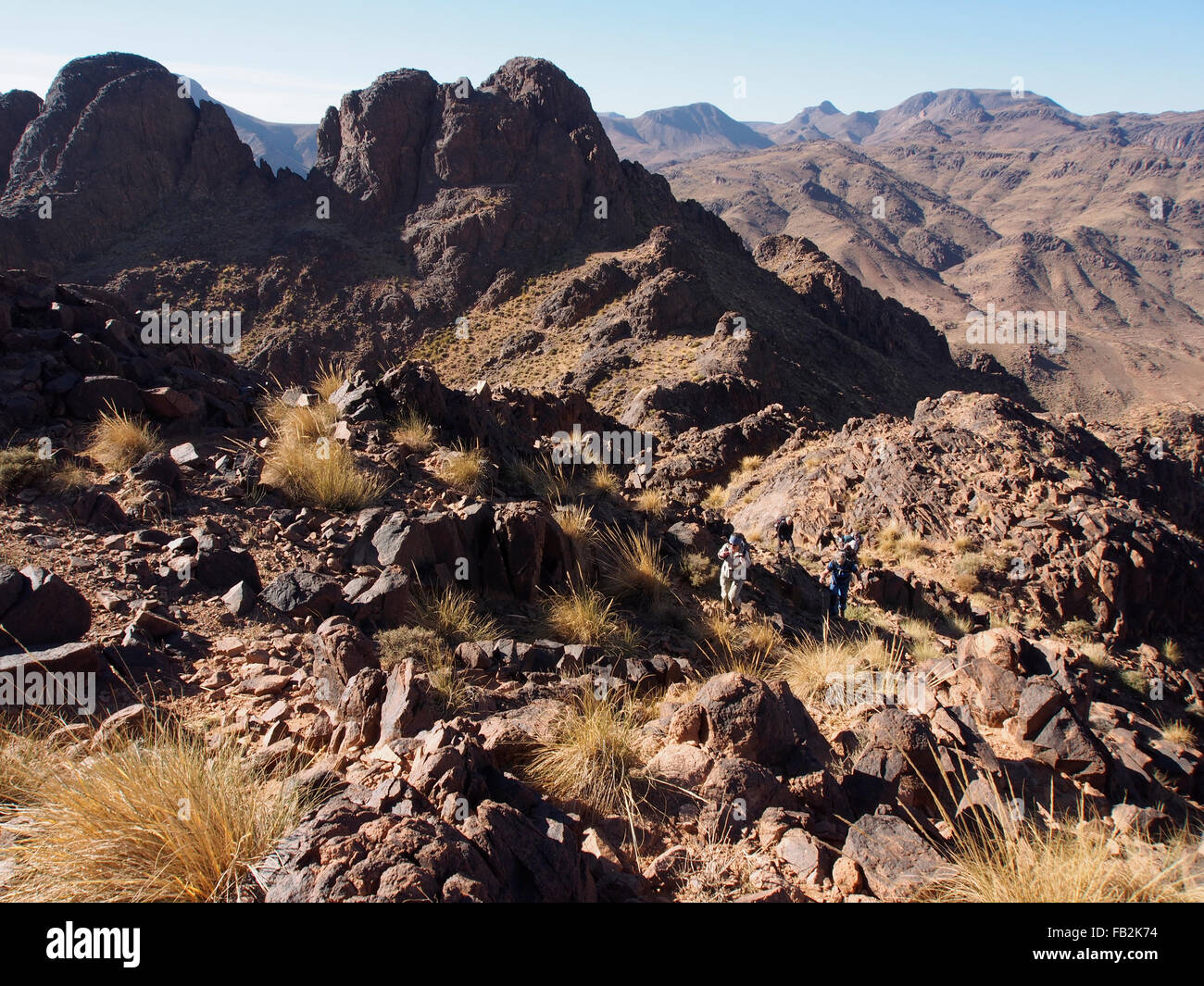 Ascent of Bou Gafer, Jbel Saghro, Morocco Stock Photo - Alamy