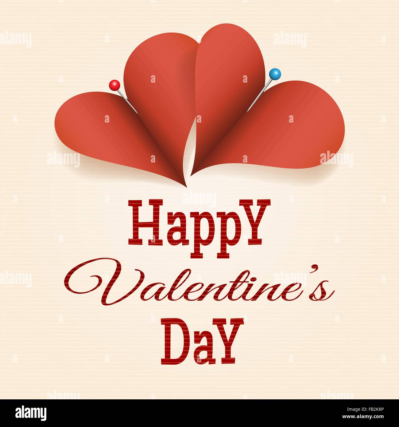 Valentine's day card Stock Vector Images - Alamy