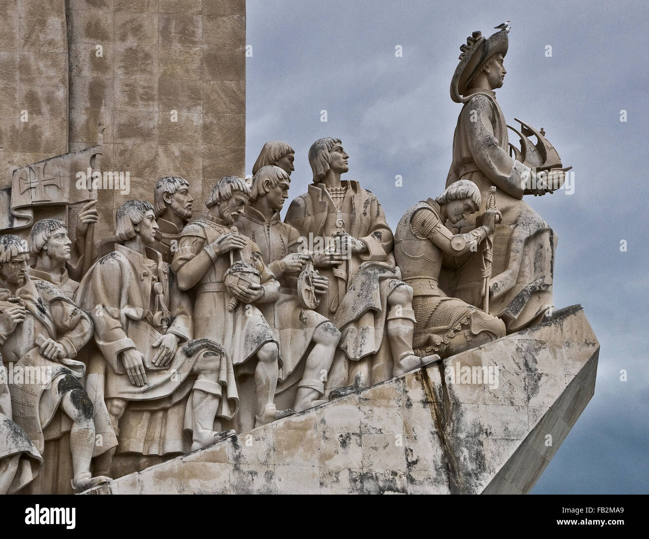Lissabon, Belem, Denkmal der Entdeckungen Stock Photo - Alamy