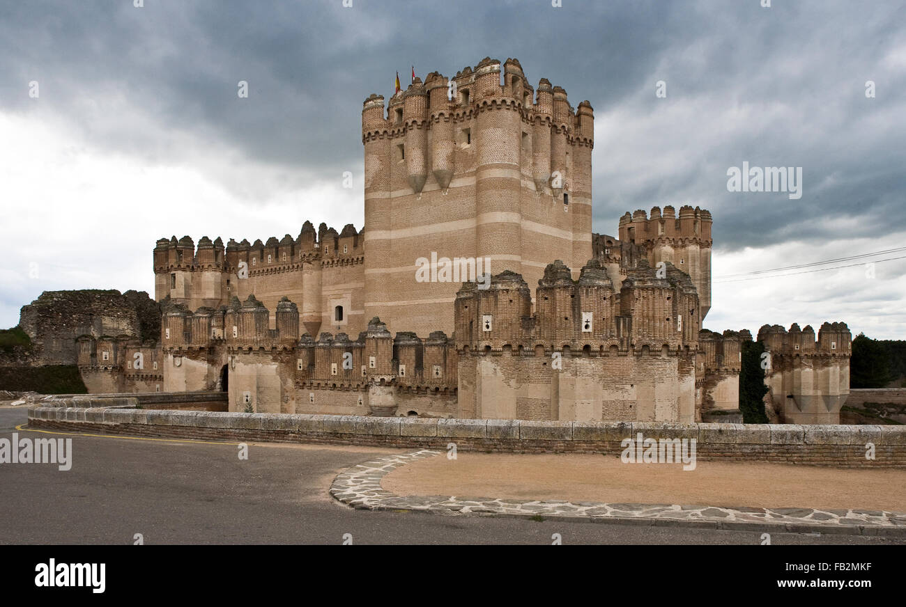 15th century coca castle hi-res stock photography and images - Alamy