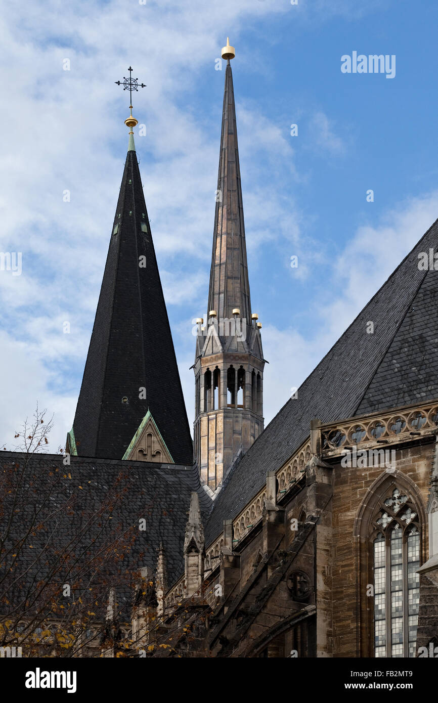 Halberstadt, Dom mit neuem Dachreiter Stock Photo - Alamy