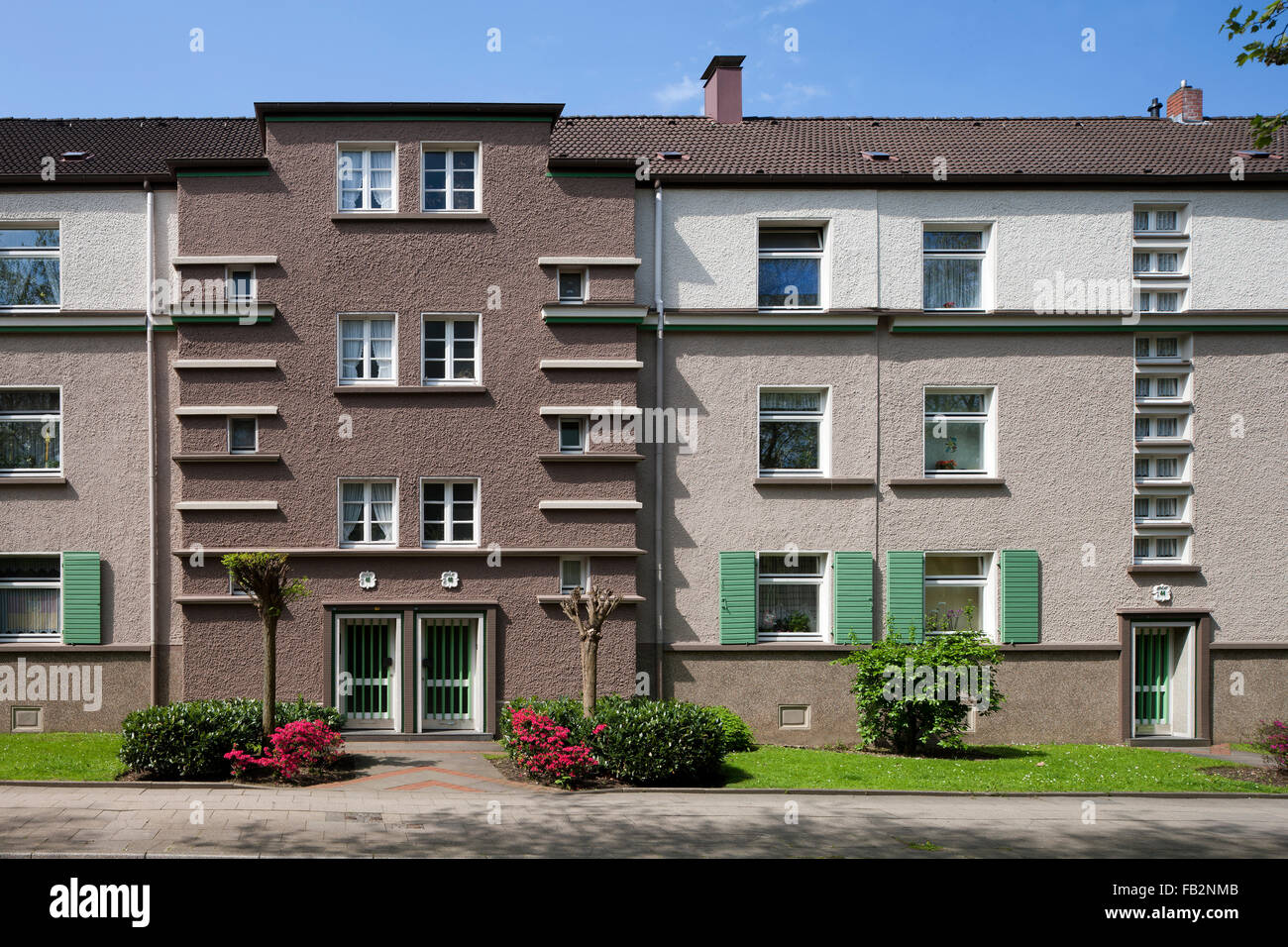 Essen-Altendorf, Hirtsiefer-Wohnsiedlung, Wohnsiedlung ser 1920er Jahre ...