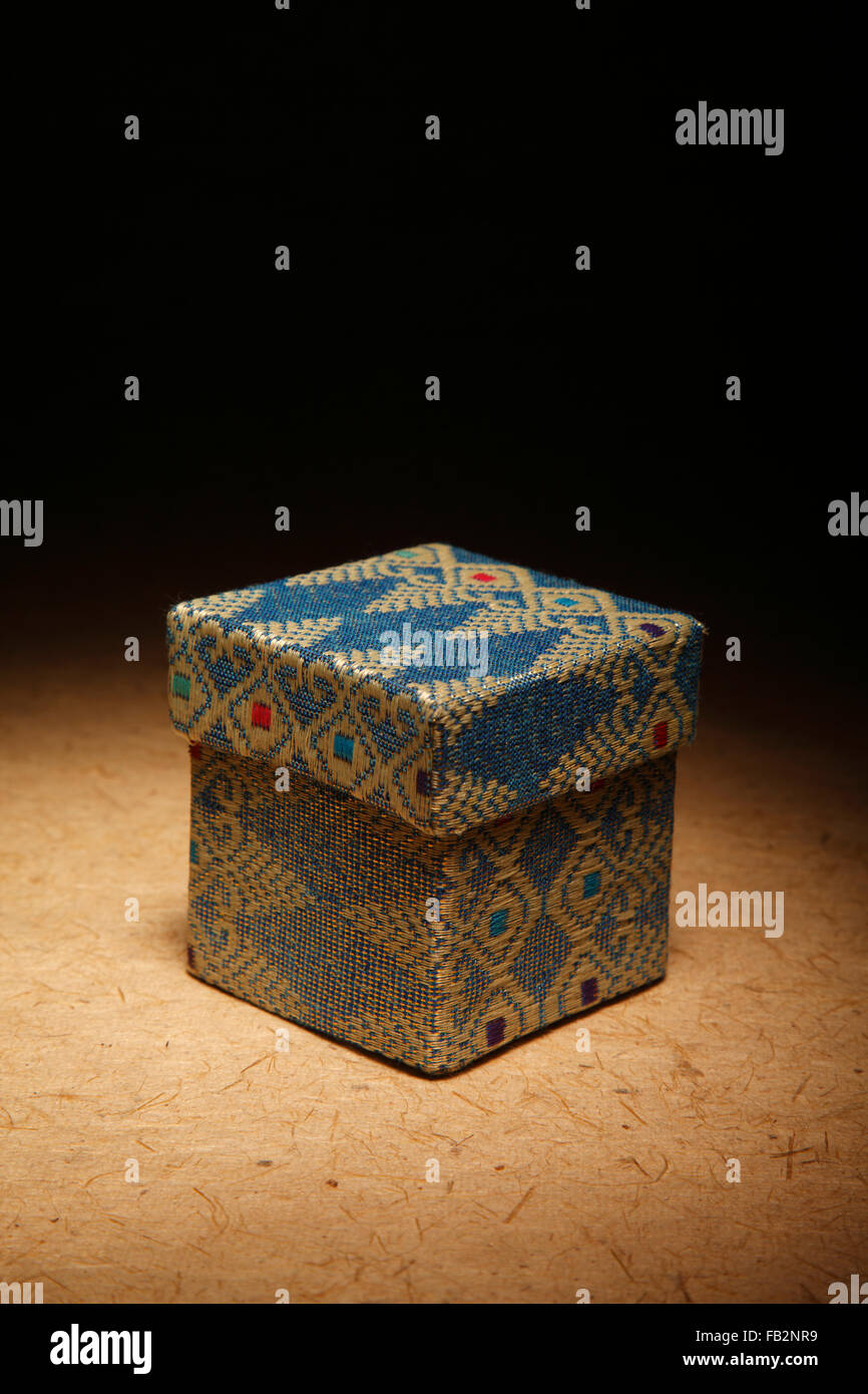 asian design of gift box open lid Stock Photo - Alamy