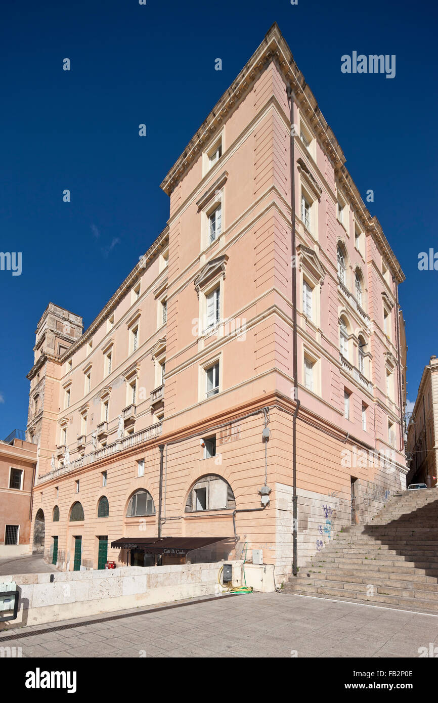 Cagliari, Via Nicolo Canelles Stock Photo - Alamy