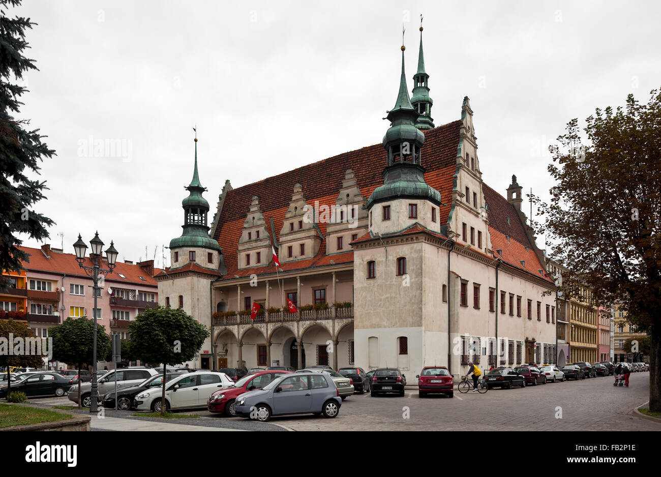 Brzeg Brieg, Rathaus Stock Photo - Alamy