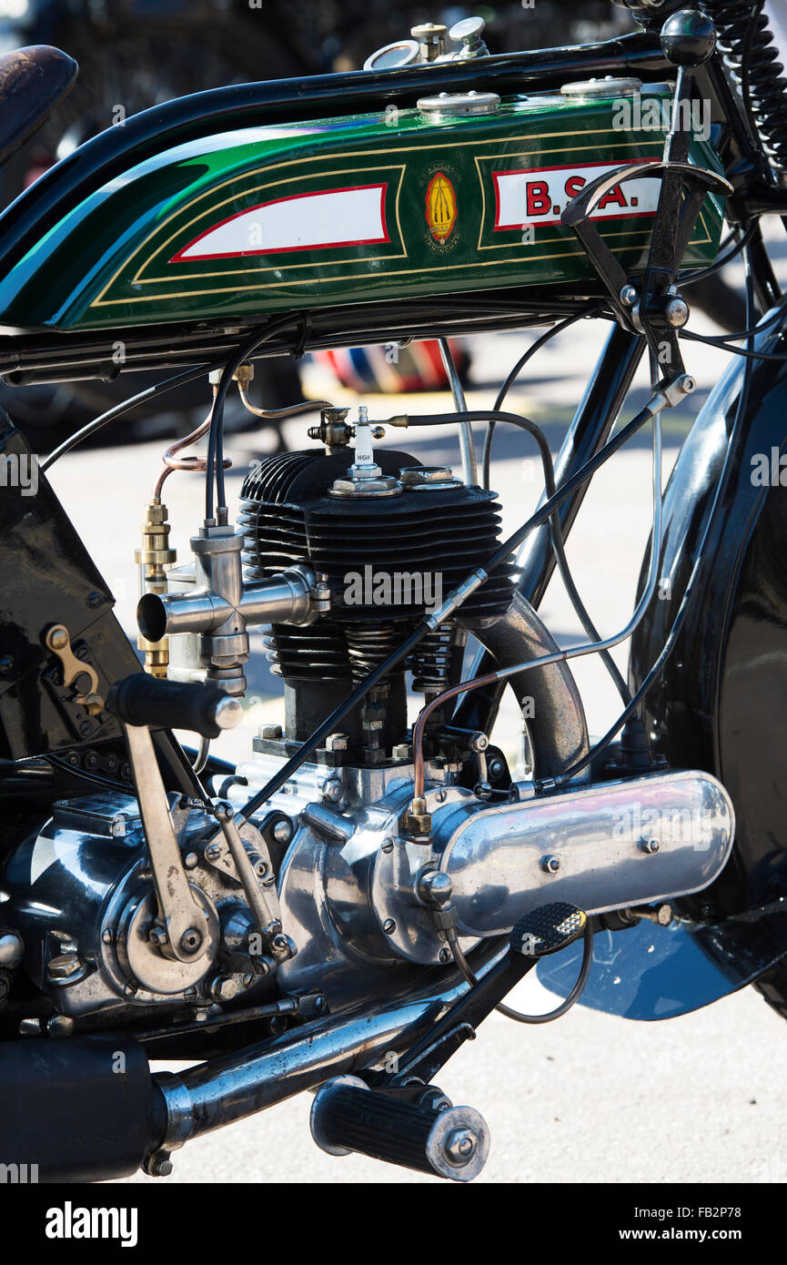 Vintage bsa motorcycle hi-res stock photography and images - Alamy