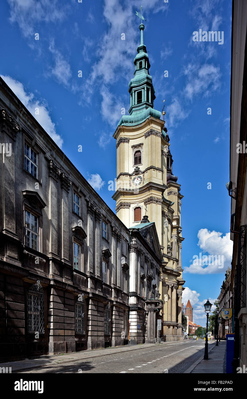 Legnica Liegnitz, Johanneskirche Stock Photo - Alamy