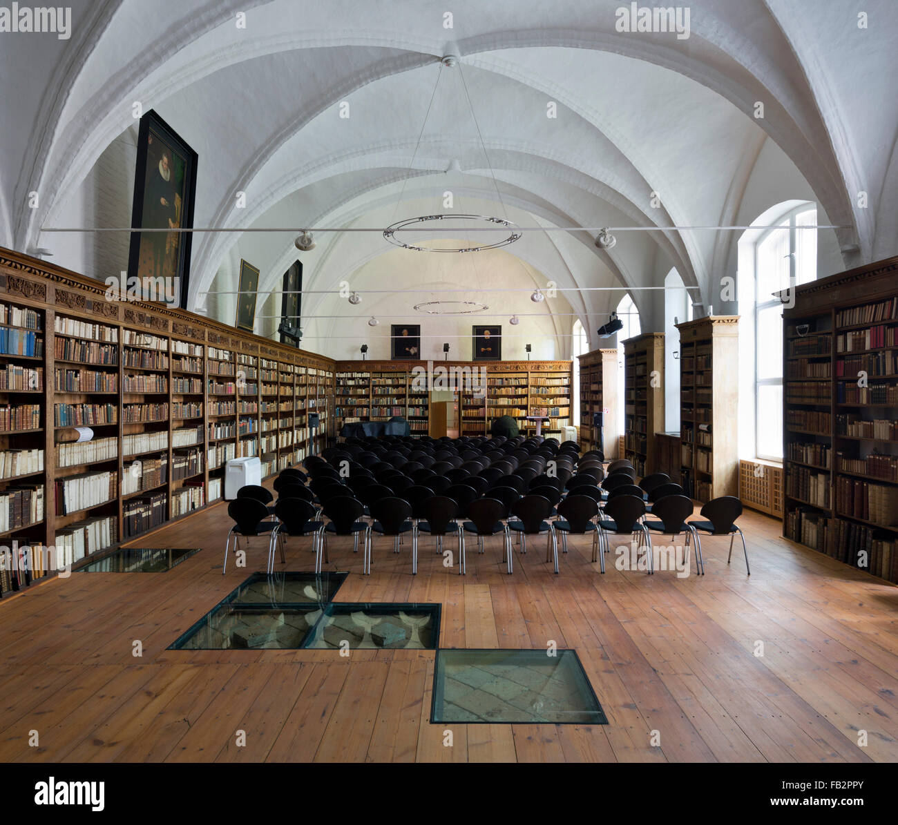 Lübeck, Stadtbibliothek im ehemaligen Katharinenklosters Stock Photo ...