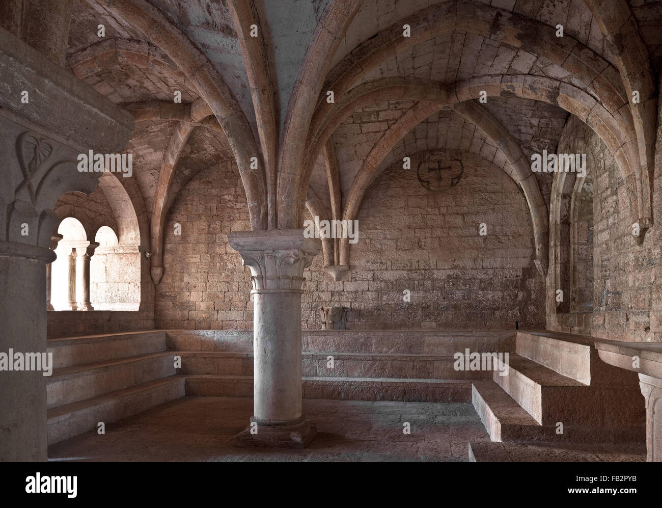 Le Thoronet, Zisterzienserkloster Abbaye du Thoronet Stock Photo - Alamy