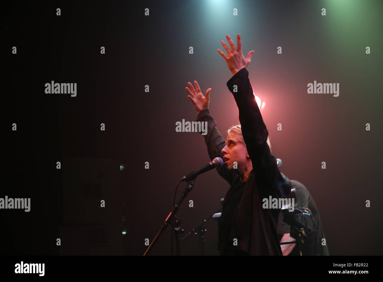Doe Paoro performing live in concert at the Melkweg in Amsterdam ...