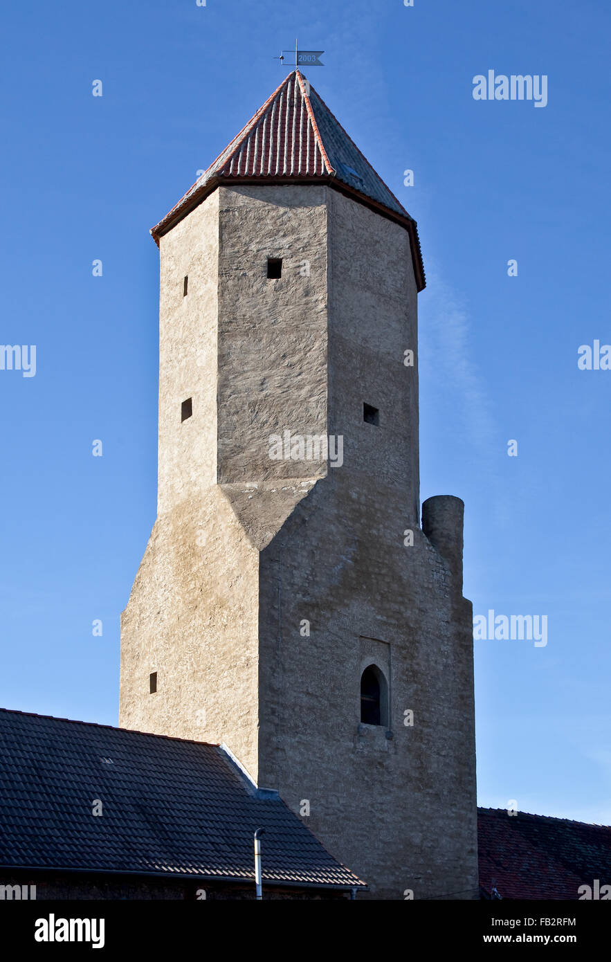 Freckleben bei Aschersleben, Burg Stock Photo - Alamy