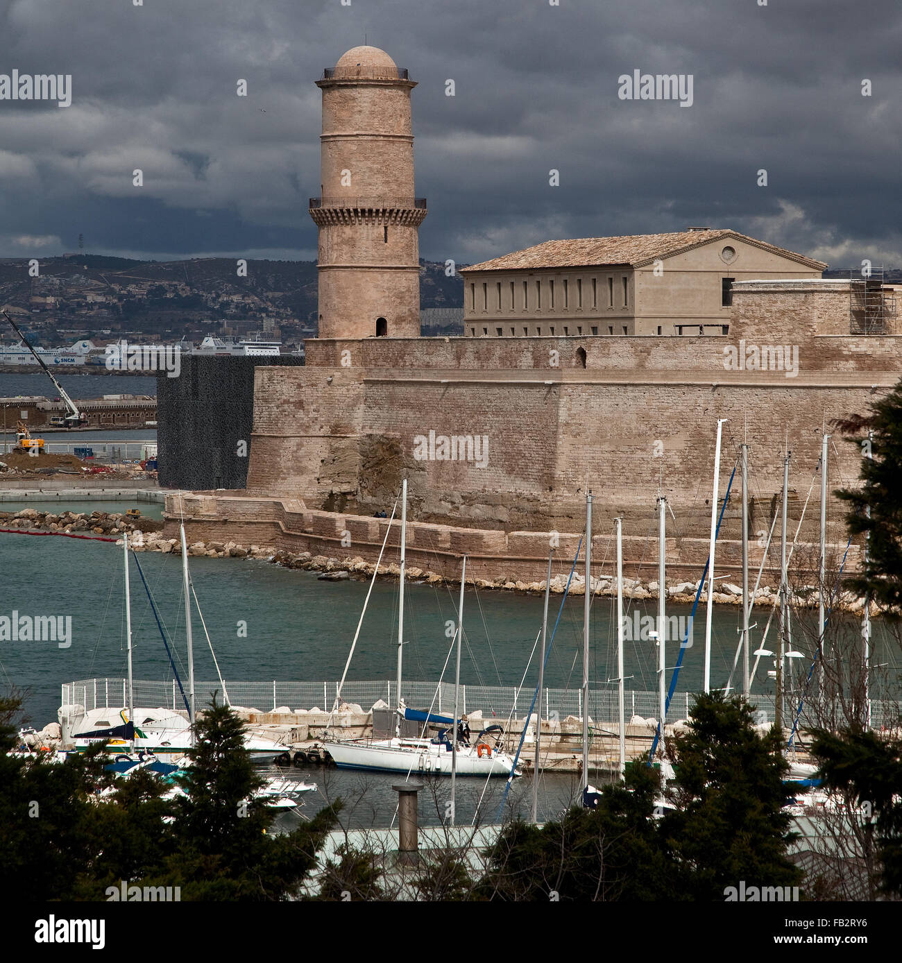 Marseille, Fort St-Jean Stock Photo - Alamy