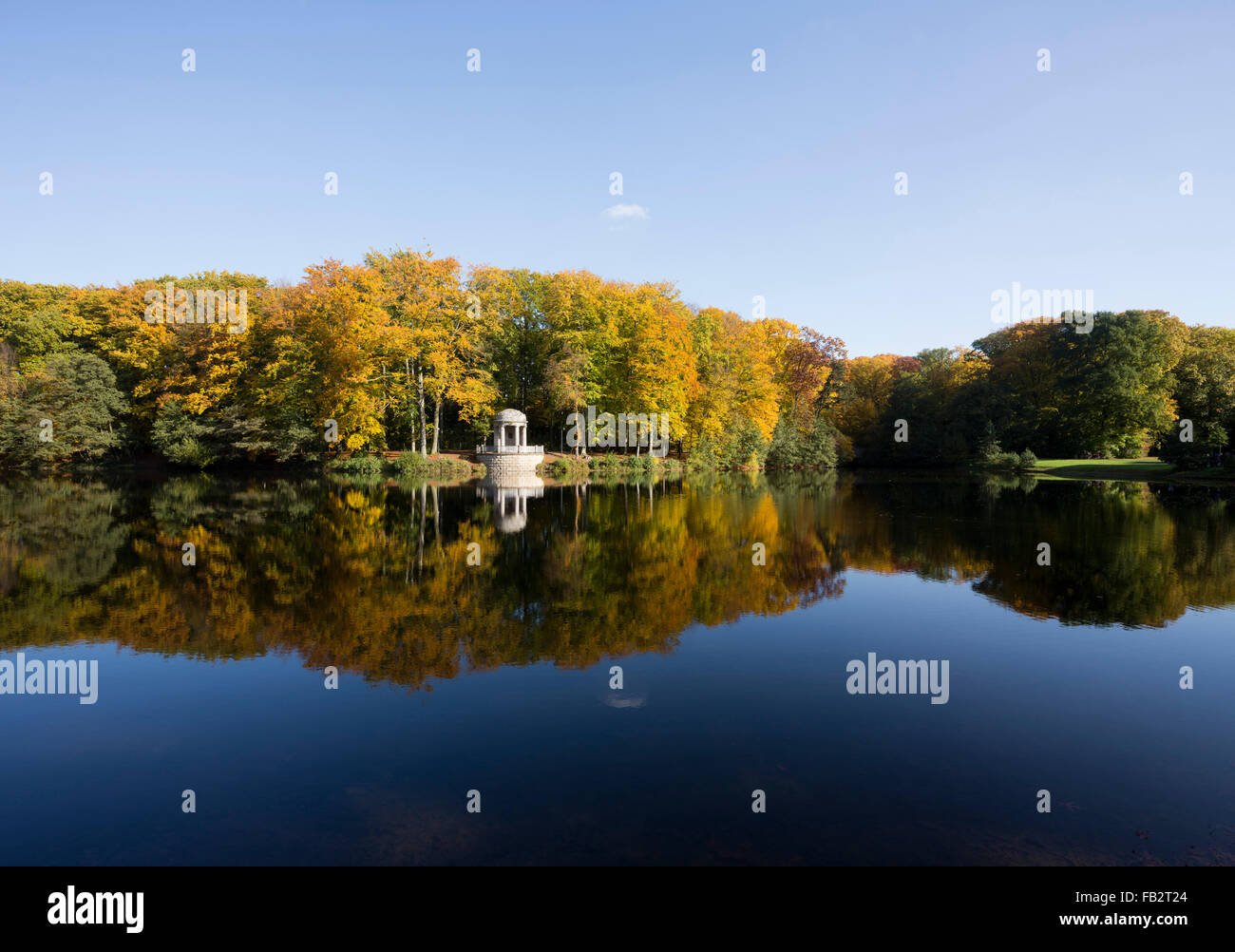 Krefeld, Stadtwald mit Deußtempel Stock Photo - Alamy