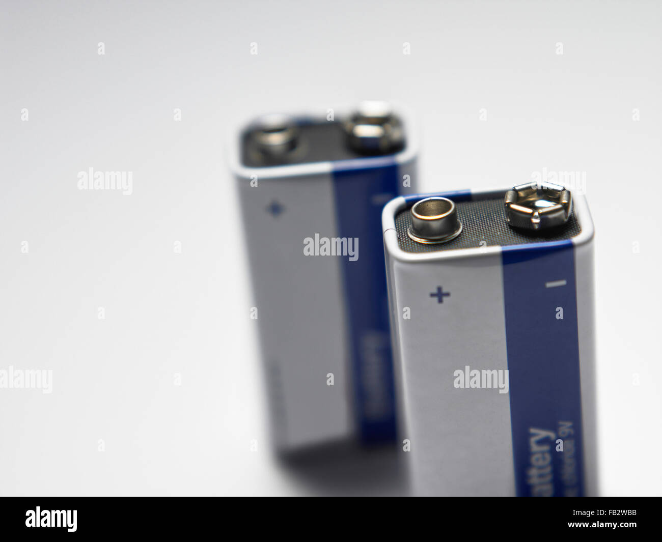 close up on the 9v battery Stock Photo - Alamy
