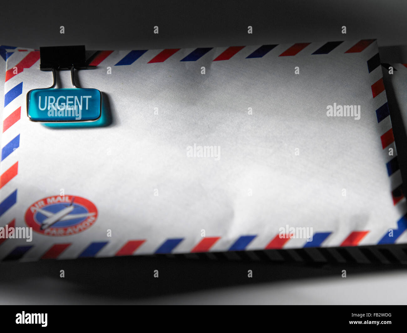 Urgent mail envelope hi-res stock photography and images - Alamy