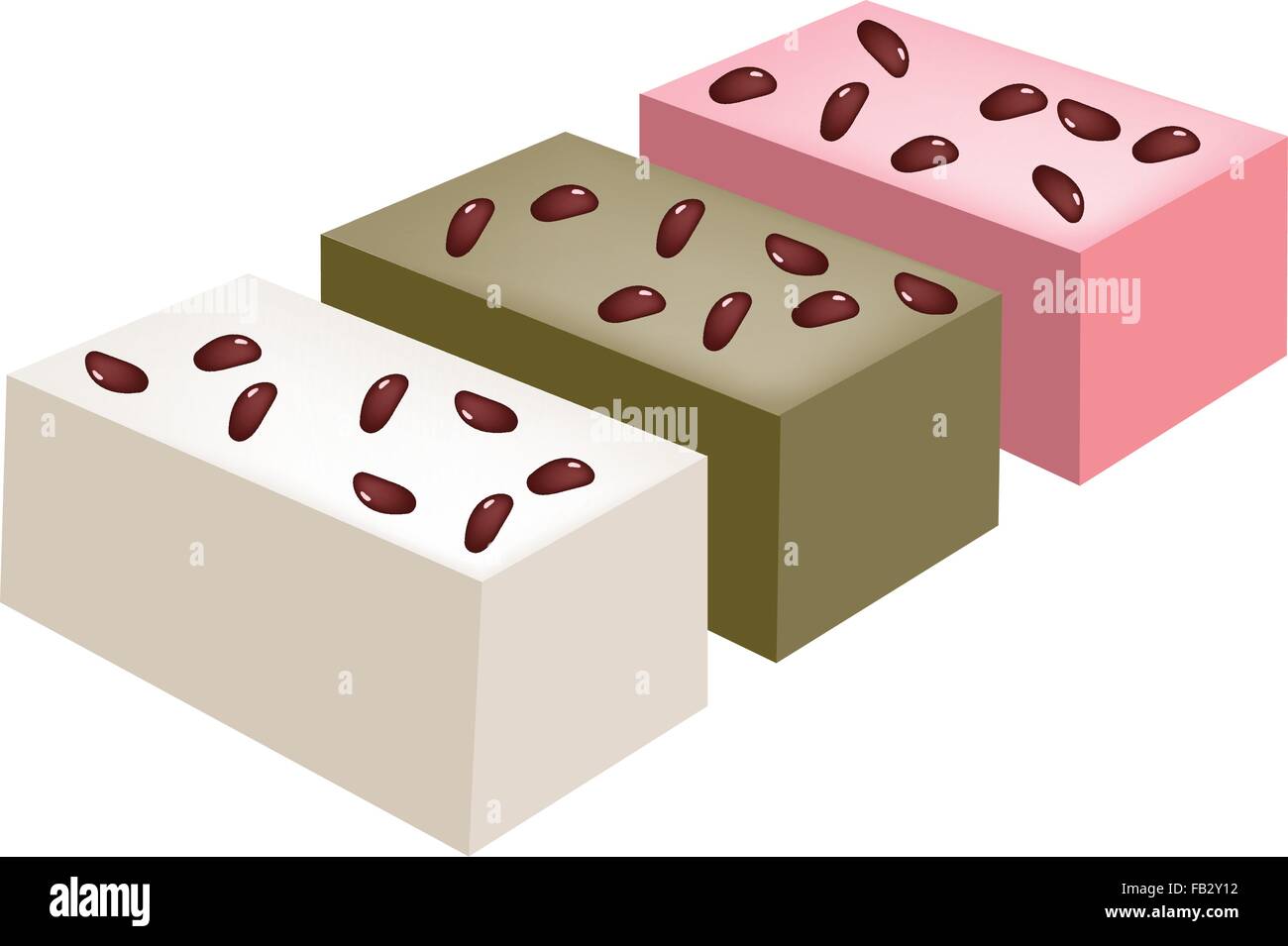 Uiro mochi Stock Vector Images - Alamy