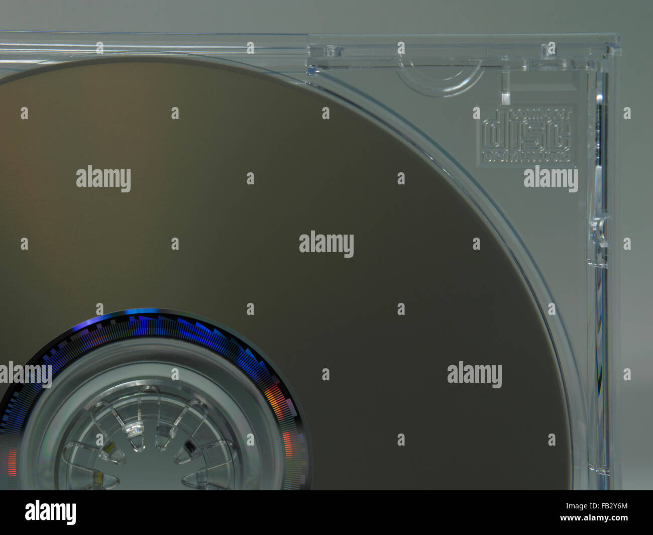 close up of compact disc on plain background Stock Photo - Alamy