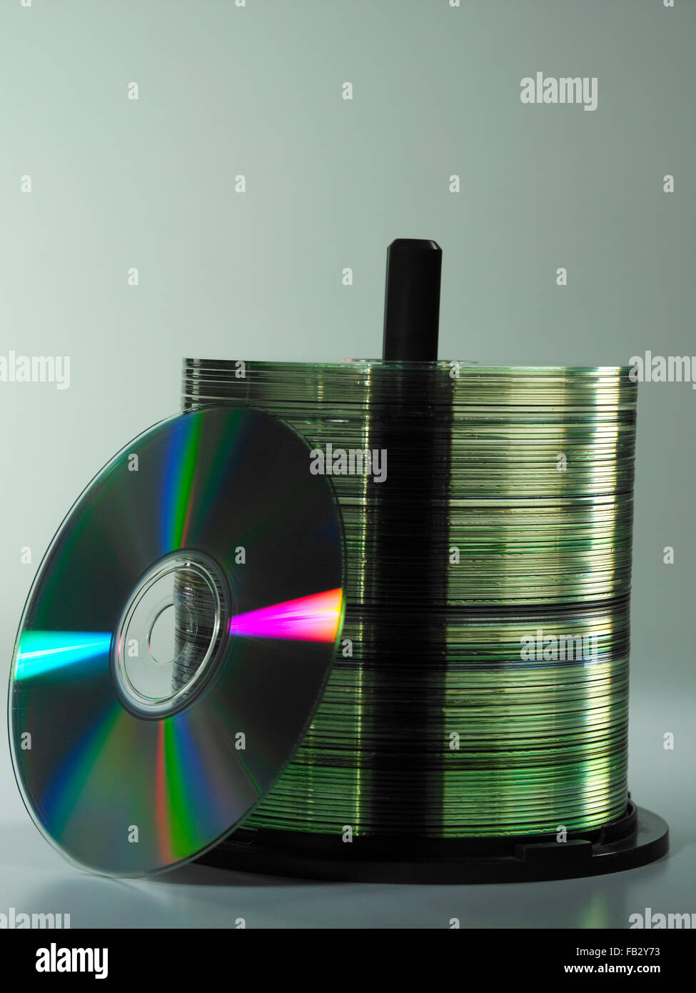 stack of the cd on the plain background Stock Photo - Alamy
