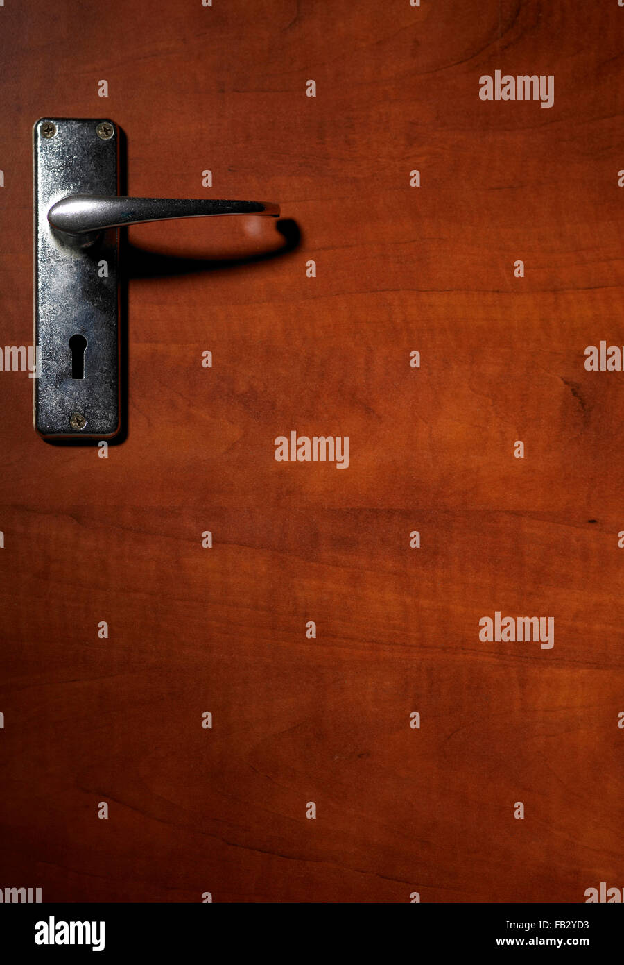 close up door handle on the door Stock Photo - Alamy