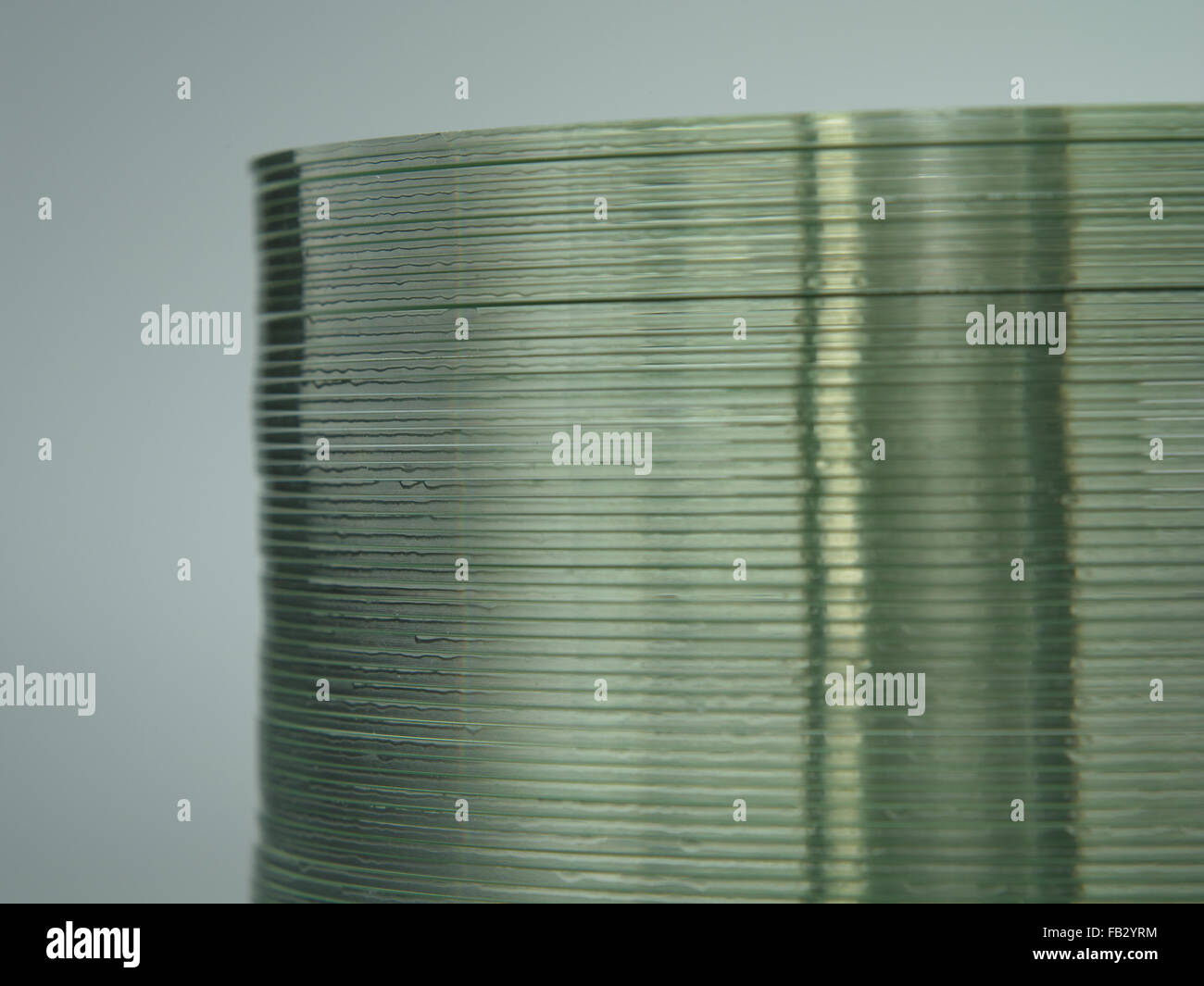 stack of blank cd on the plain background Stock Photo - Alamy