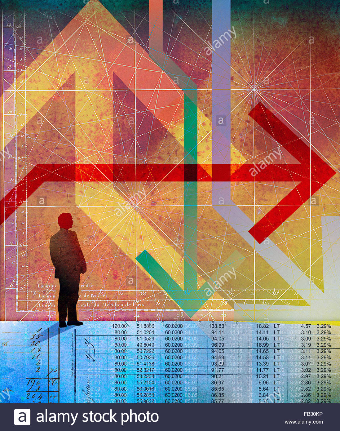 People Looking In Different Directions Stock Photos & People Looking In ...