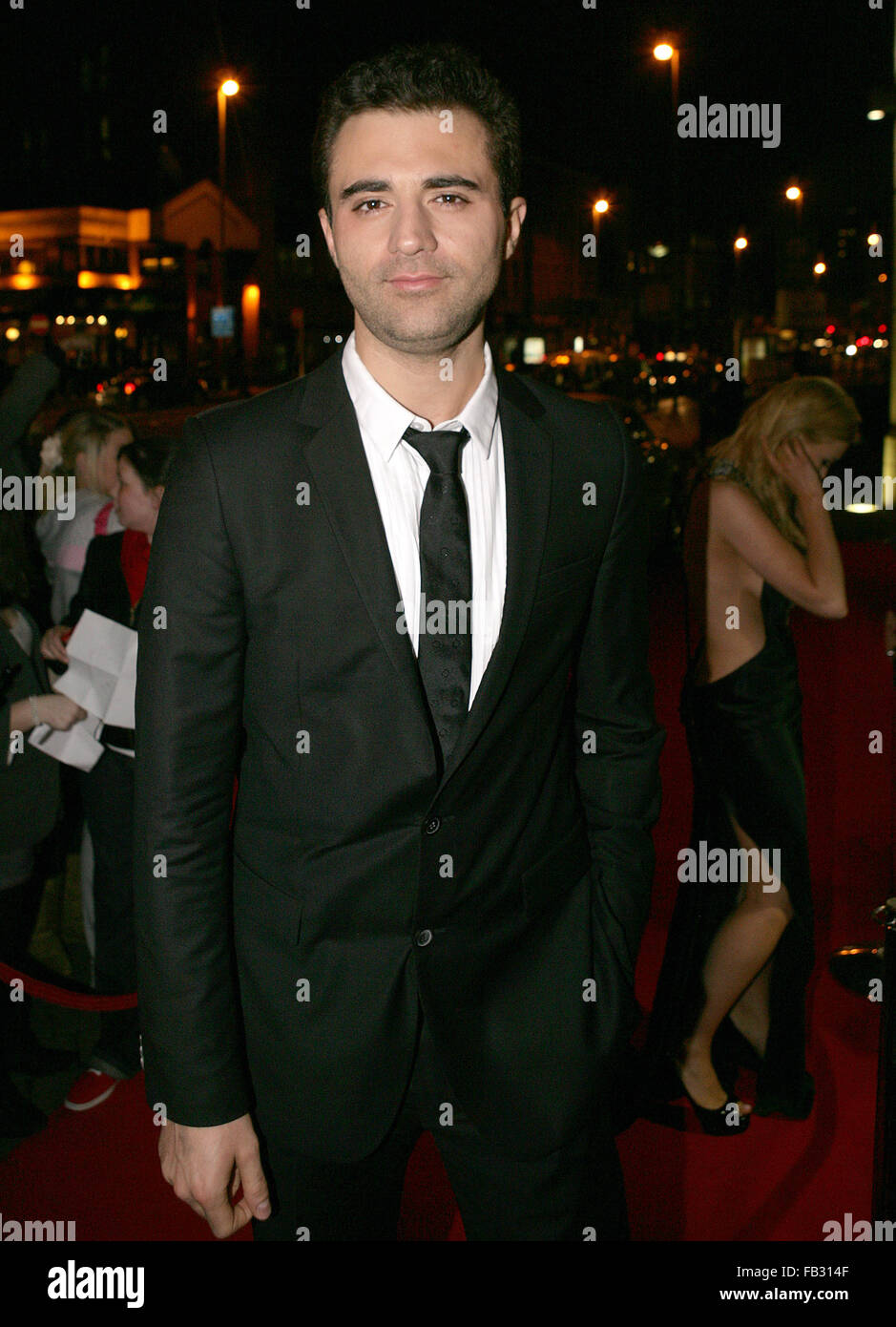 Darius Danesh arrives for the Fate Awards at Belfast's Europa Hotel ...
