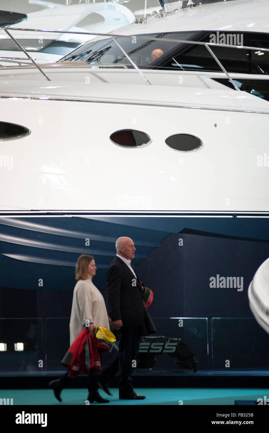 Excel, London, UK. 8th January, 2016. The London Boat Show opens, a ...