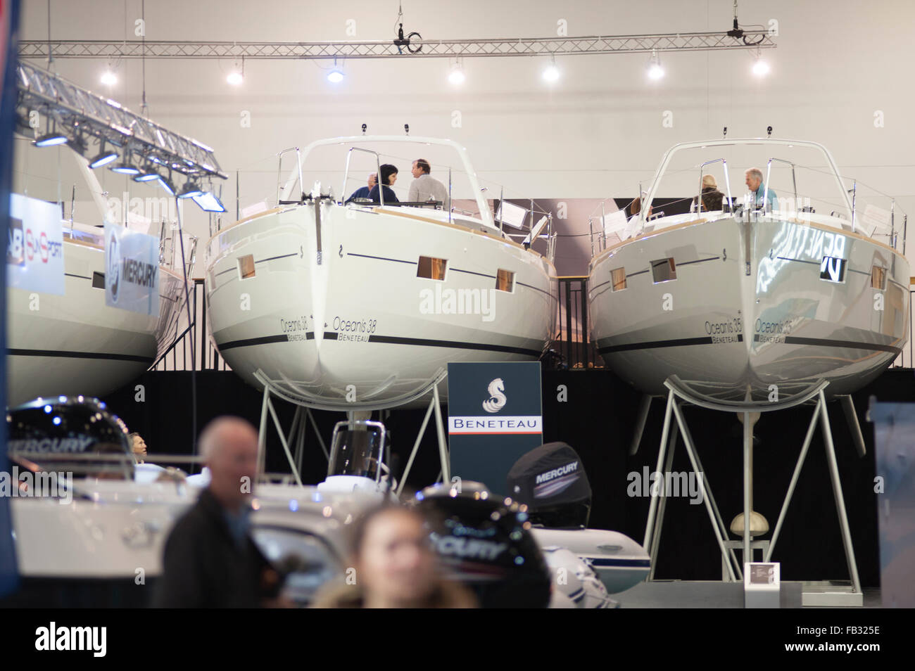 Excel, London, UK. 8th January, 2016. The London Boat Show opens, a ...